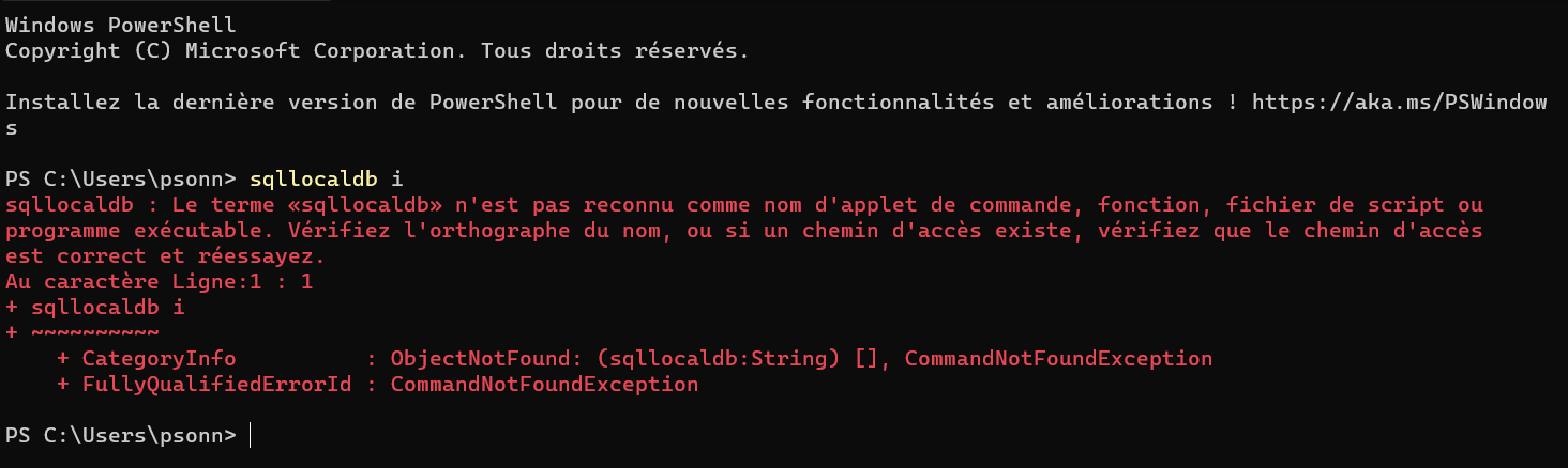 Problem with SQL local server on windows 11 - Microsoft Q&A