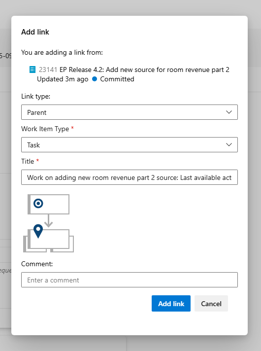 Pre error in adding link to work item - Microsoft Q&A