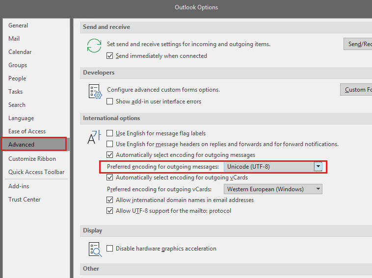 some email has garbled characters condition - Microsoft Q&A