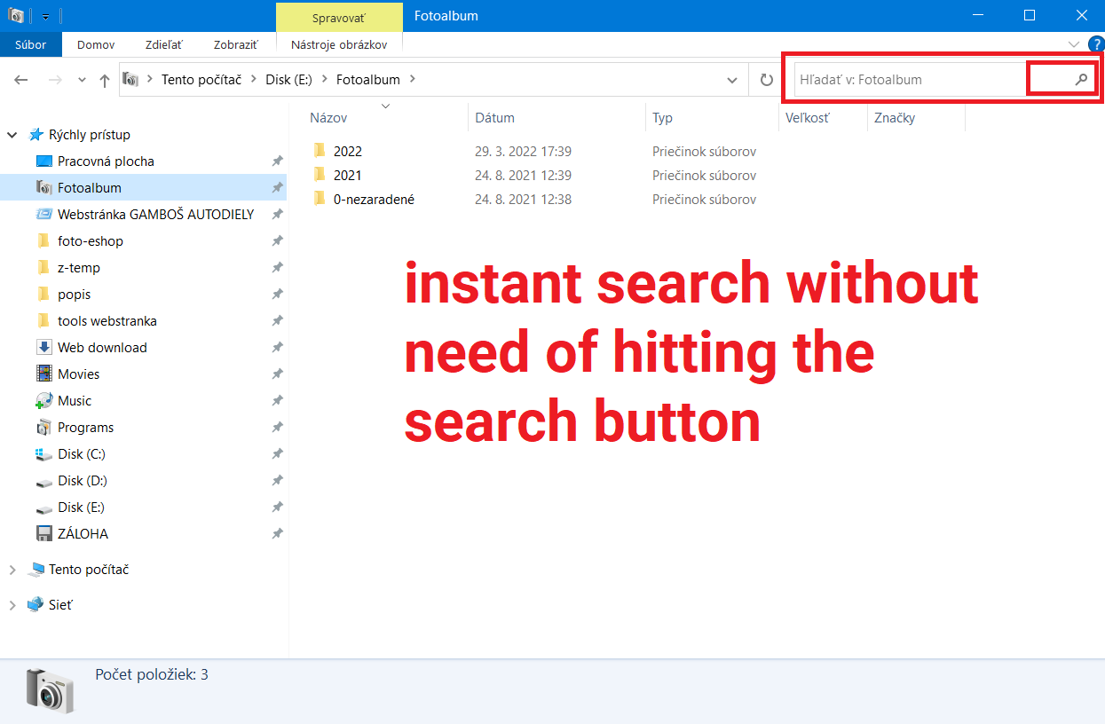 Search results in file explorer - Microsoft Q&A