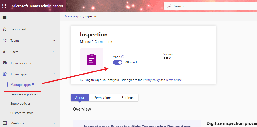 Is there an inspection app in teams anymore? - Microsoft Q&A