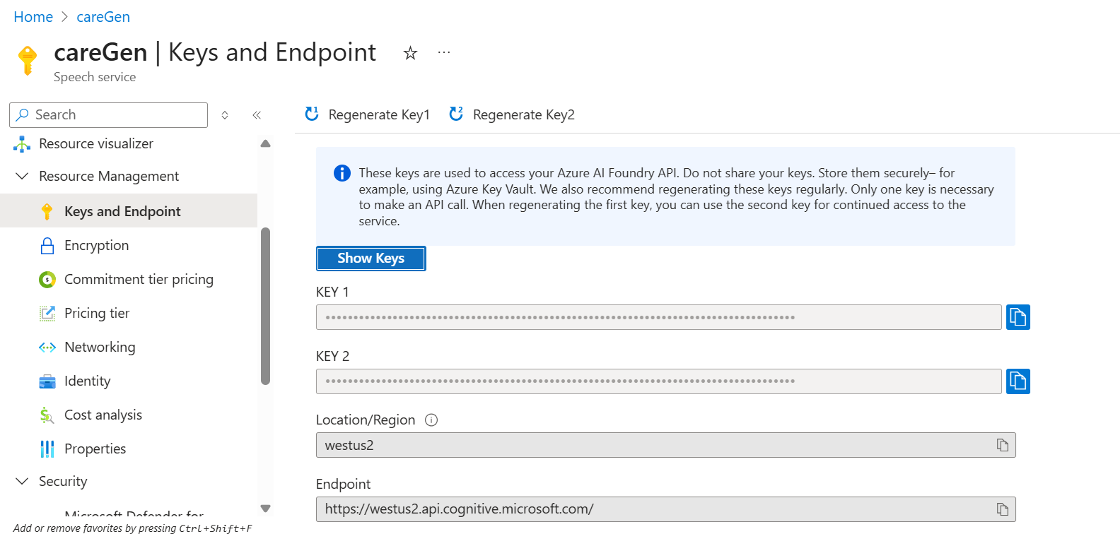 azure cognitive service text to speech integration from genesys - Microsoft Q&A