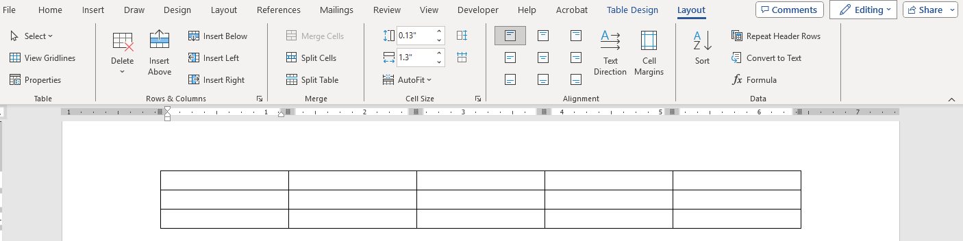 Word 365 table eraser has disappeared from Table Design/Layout tabs and ...