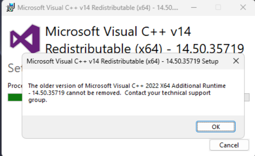 Corrupted Micorosft Visual C++ Redistributable - Microsoft Q&A