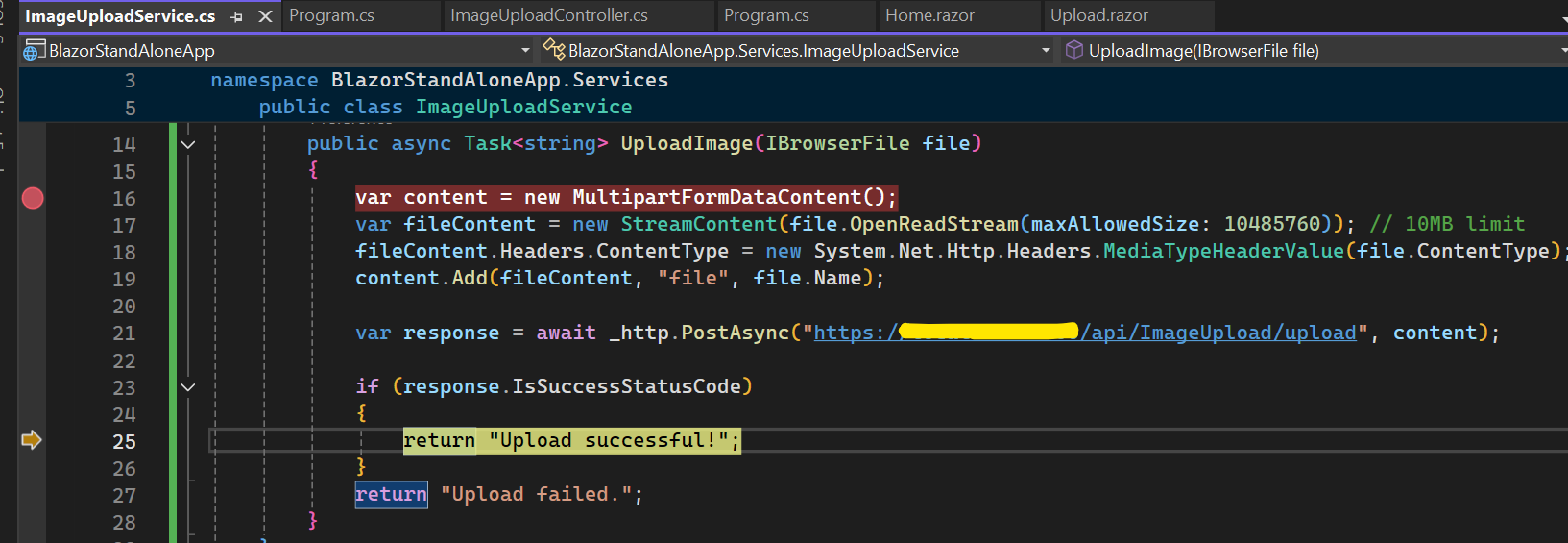this code for upload Image to my web in web API no error list.Trouble with BlazorApp -Blazor ...