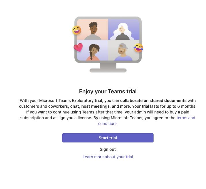 Customers have teams' essentials but no one can login to teams ...