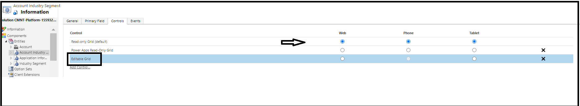 How to hide the show as button from the subgrid in model driven app ...