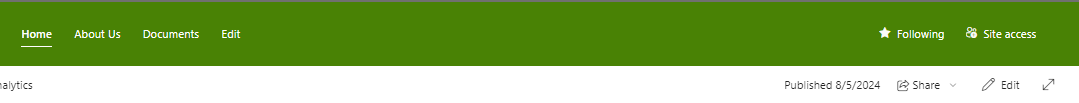 Customize Sharepoint site header color - Microsoft Q&A