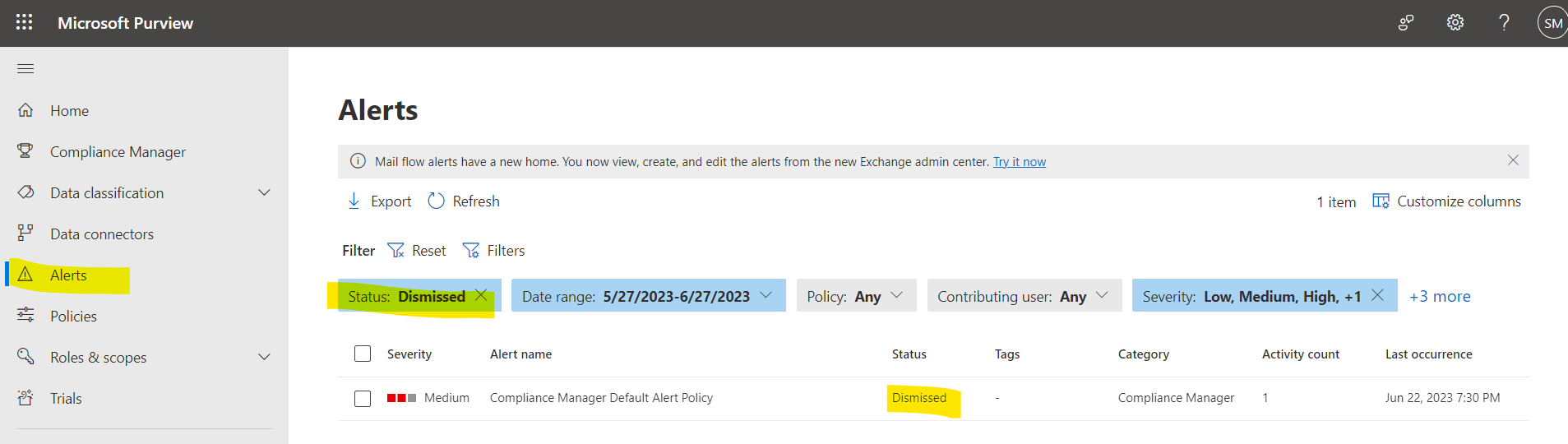 Report DLP Alert Dimissal Date & Time - Microsoft Q&A