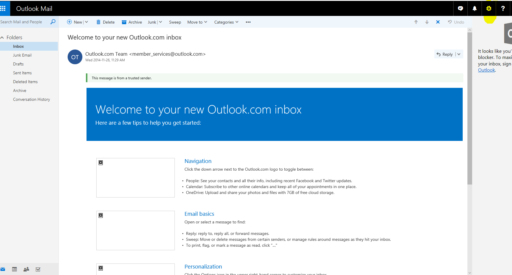 Disable screen splitting from Mail to Edge - Microsoft Q&A