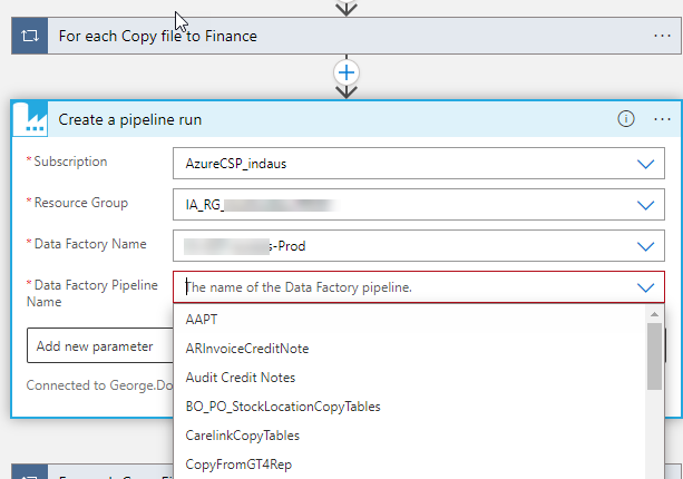 Logic App Connector For Azure Data Factory Not Showing New Pipeline Microsoft Qanda