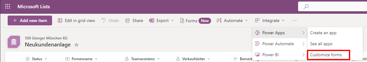 Microsoft List: Choice Column only gives me the choices "Item 1" to ...