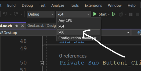 microsoft.ACE.oledb.provider cannot be used in visual studio The ...