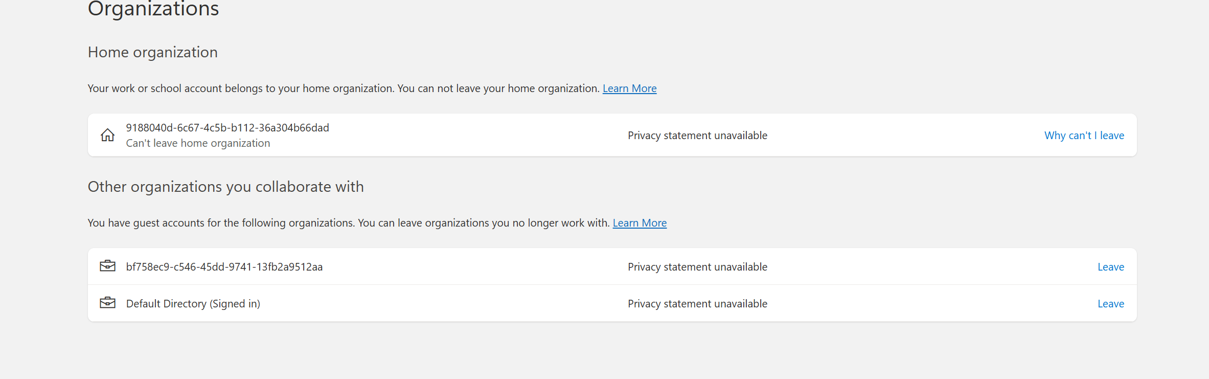 How to remove personal Account from inactive Tenant. - Microsoft Q&A