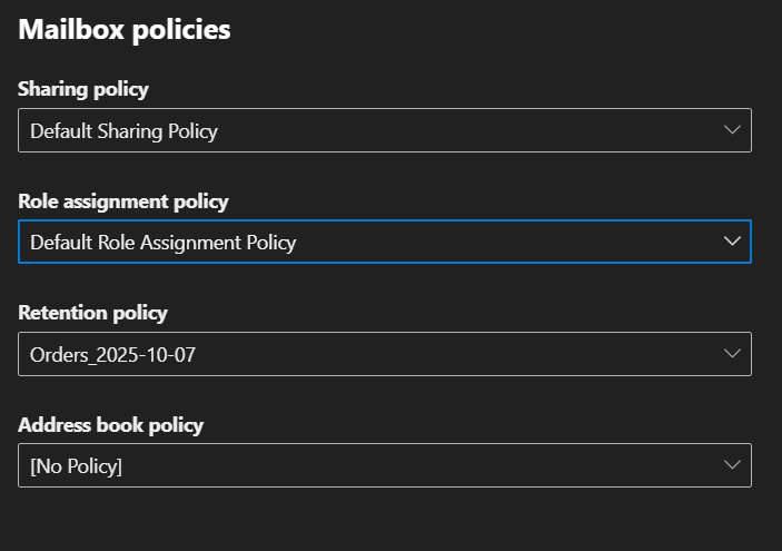 How To Set a Retention Policy to an Online Archive Mailbox - Microsoft Q&A
