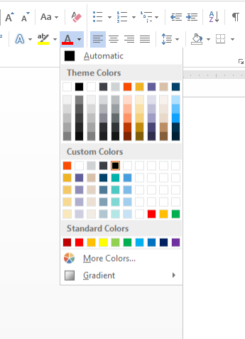 Adding and Organizing Custom Colors (Not Custom Theme Colors ...