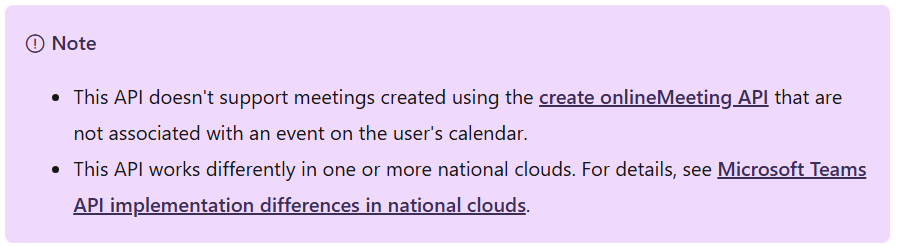 I am using graph API to get online meeting transcripts but it keep giving me PreconditionFailed ...