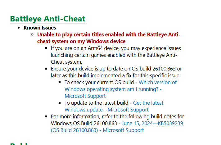 Battleye not working for any games - Microsoft Q&A