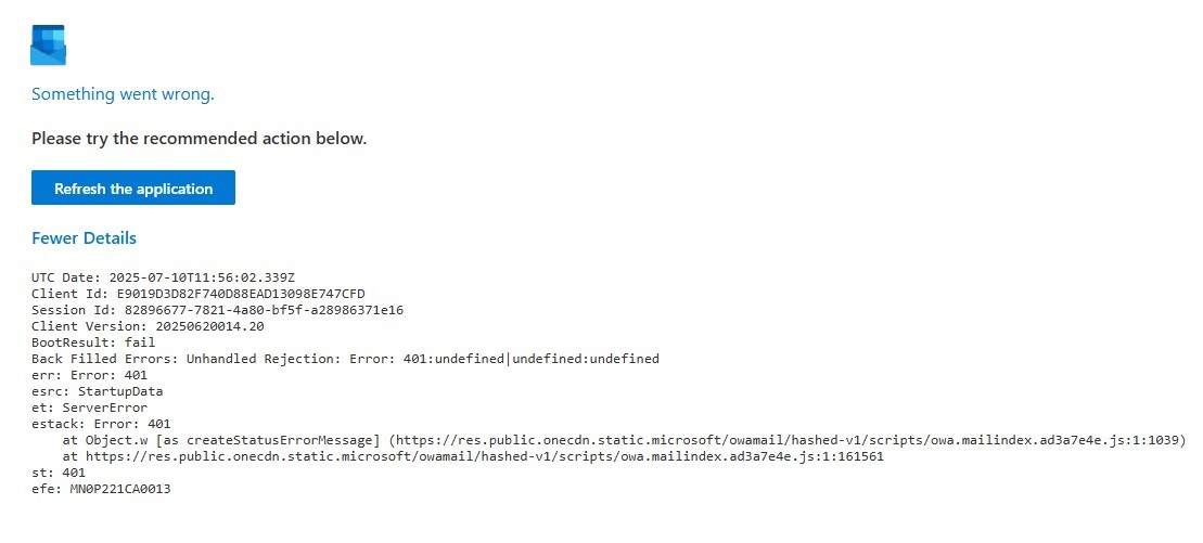 Cannot access Outlook Web Mail?? - Microsoft Q&A