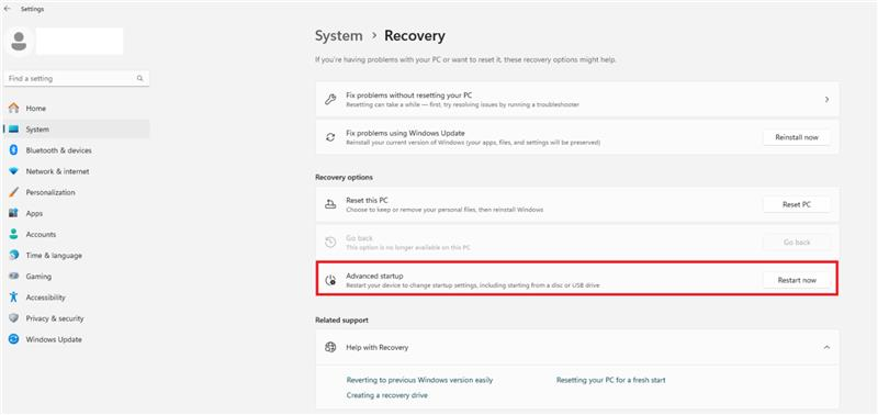 Máy tính win11 24h2 khi thực hiện lệnh restart lại vào bios thì màn ...