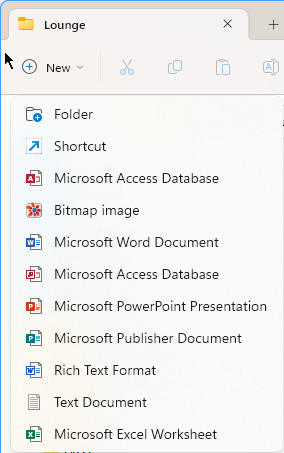Right Click>New>Microsoft Word Document missing after Windows 11 update ...