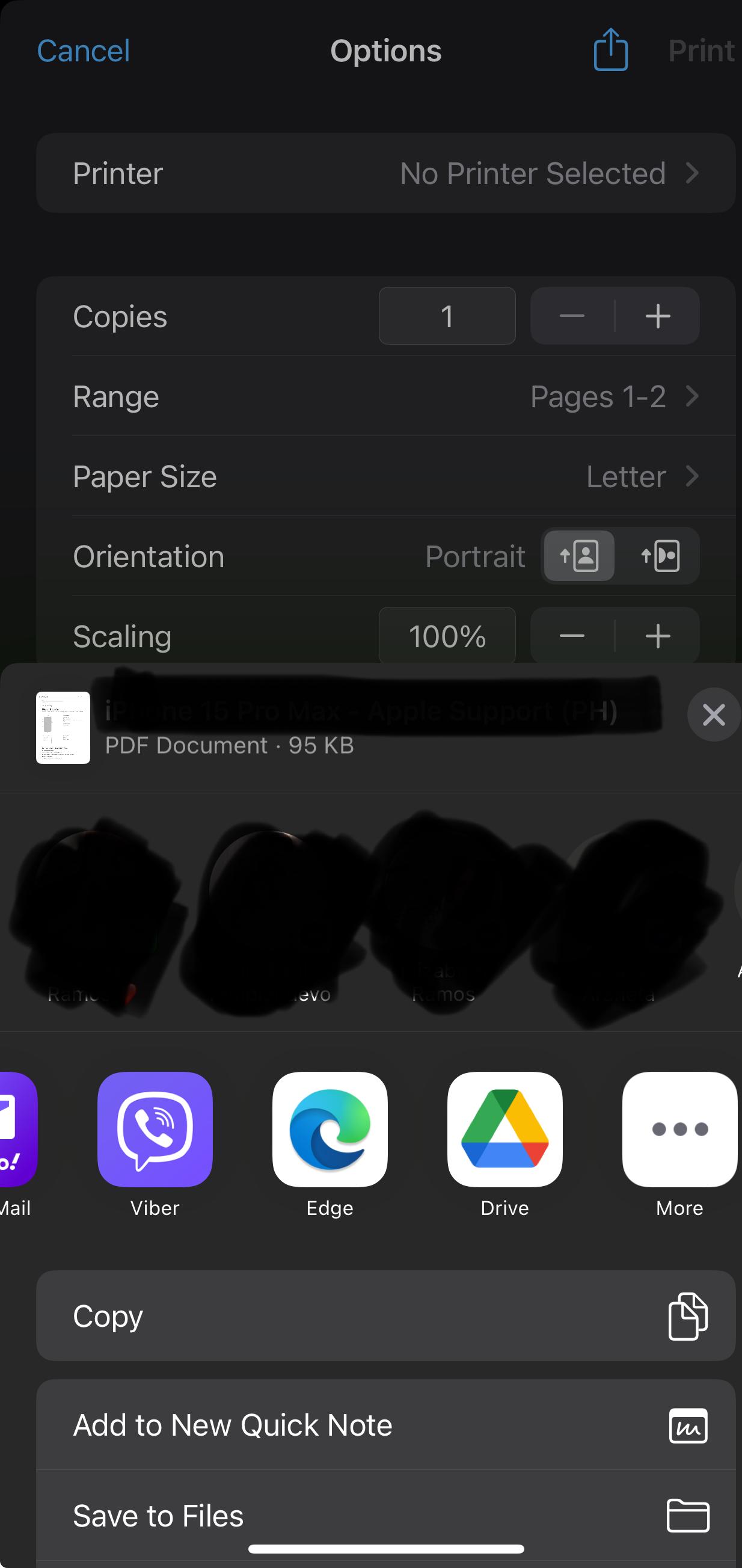 How can I save a file from my Edge to OneDrive on an iPad Pro ...