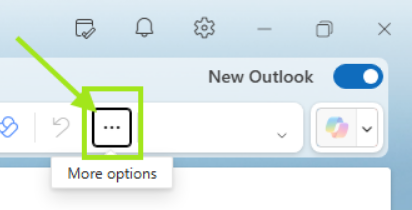 In the new October 2025 Outlook where is the collapse all button ...