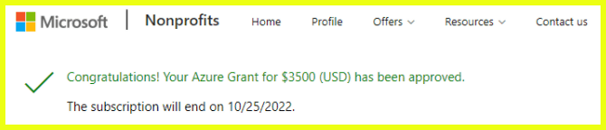 We have a non profit account for Microsoft 365. How to I renew it ...