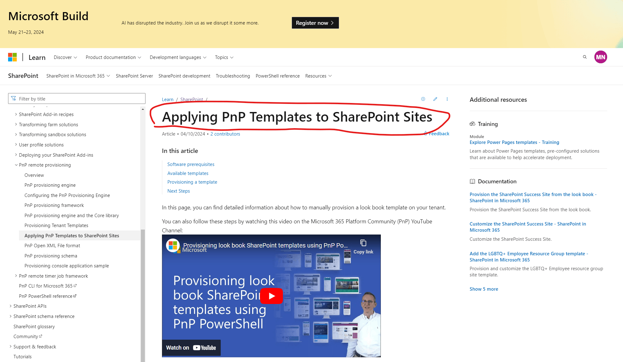Not able to download a Lookbook template for SharePoint - Microsoft Q&A