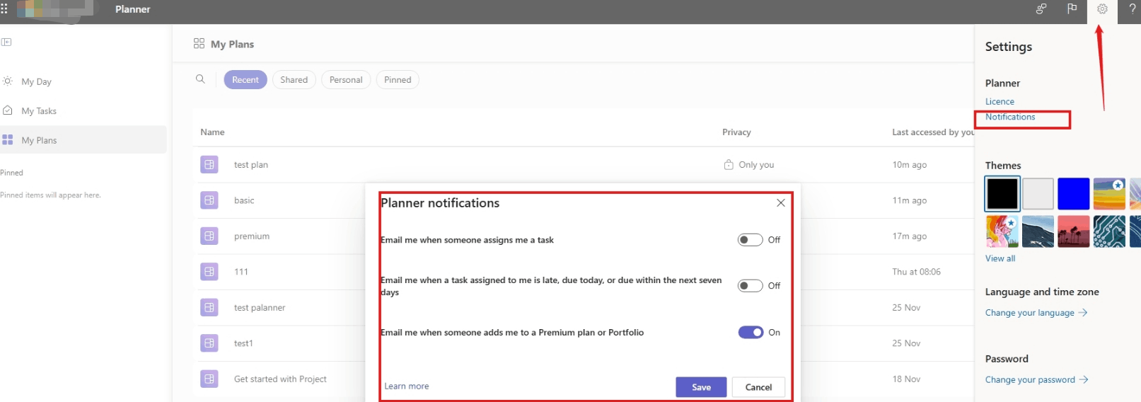 How to stop planner from sending task assignment emails from my account ...