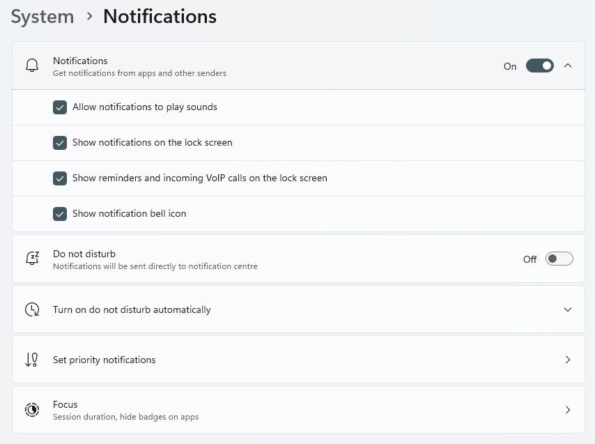 How to enable option to hide notification bell icon in Windows 11 ...