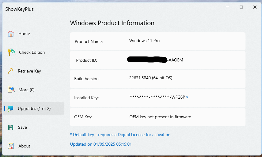 Windows activation: Error Code 0x803FA067 - Microsoft Q&A