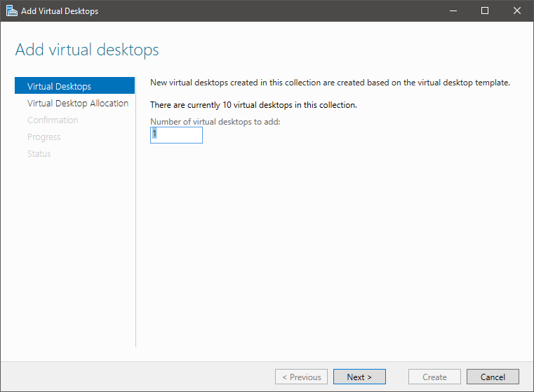 Is it possible to adjust the number of virtual desktops for VDI ...