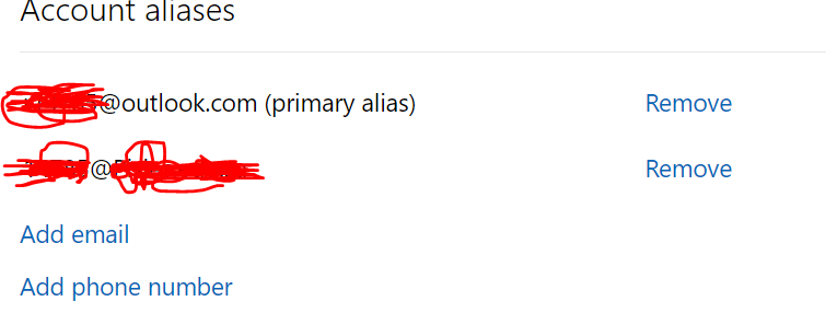 [solved] Microsoft won't allow me to remove my account alias or get rid ...