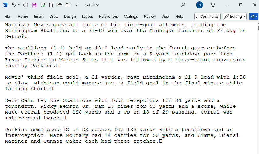 Small empty box at end of paragraphs in Microsoft Word -- occurs with ...