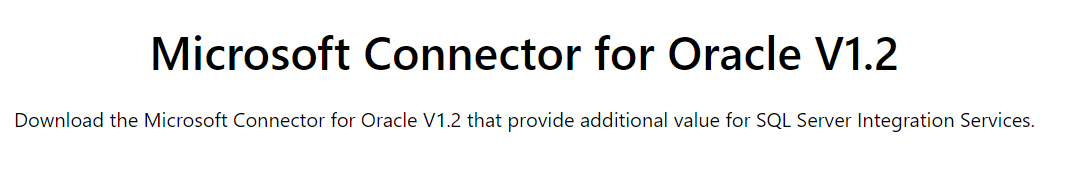 Msft Oracle Connector Ssis Fails To Install Microsoft Qanda