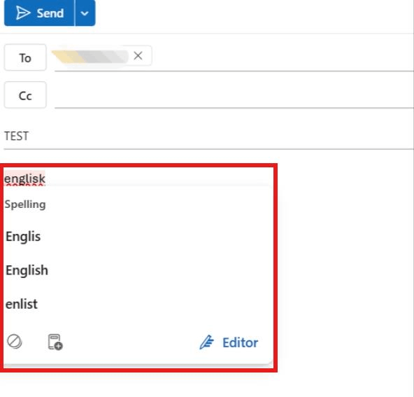 No "right-click" spell check function in "New Outlook" - Microsoft Q&A