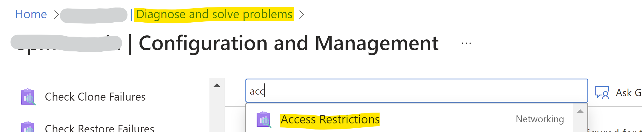 Getting Access Restricted when accessing webapp using default domain webappname. - Microsoft Q&A
