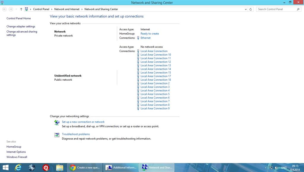 It just keeps creating new Local area Connections! - Microsoft Q&A