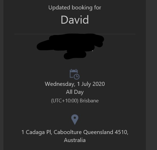 Microsoft Bookings Service Location Entry - Microsoft Q&A