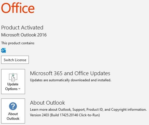 Outlook has changed various items on my layout and I can't change it ...