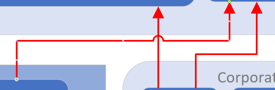 Visio line jumps dissappear when moving connectors - Microsoft Q&A