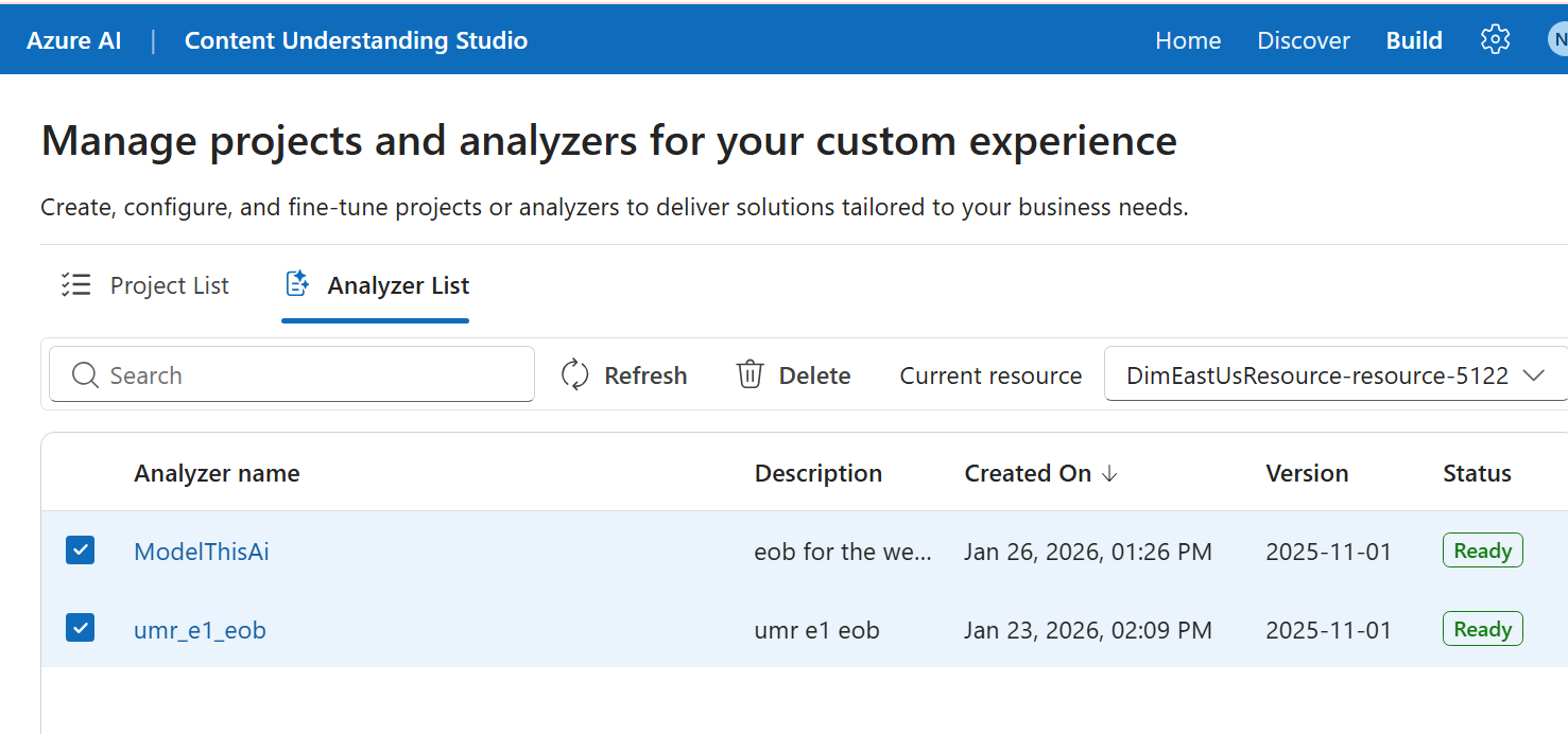 I can not access my Document intelligance model - Microsoft Q&A