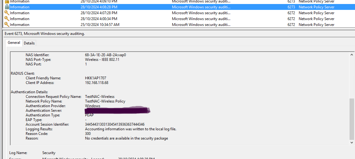 Confusion on NPS PEAP Computer certificate authentication - Microsoft Q&A