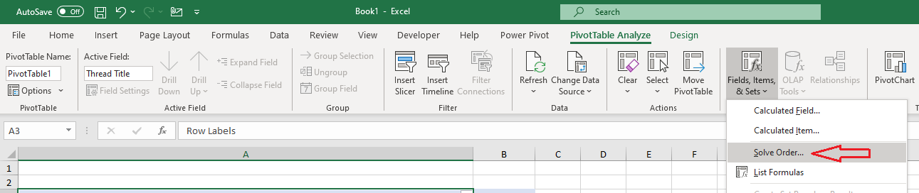 There are too many records to complete this operation in pivot table ...