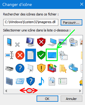 Icones Windows - %SystemRoot%\System32\SHELL32.dll ? BIZARRE - un clic ...