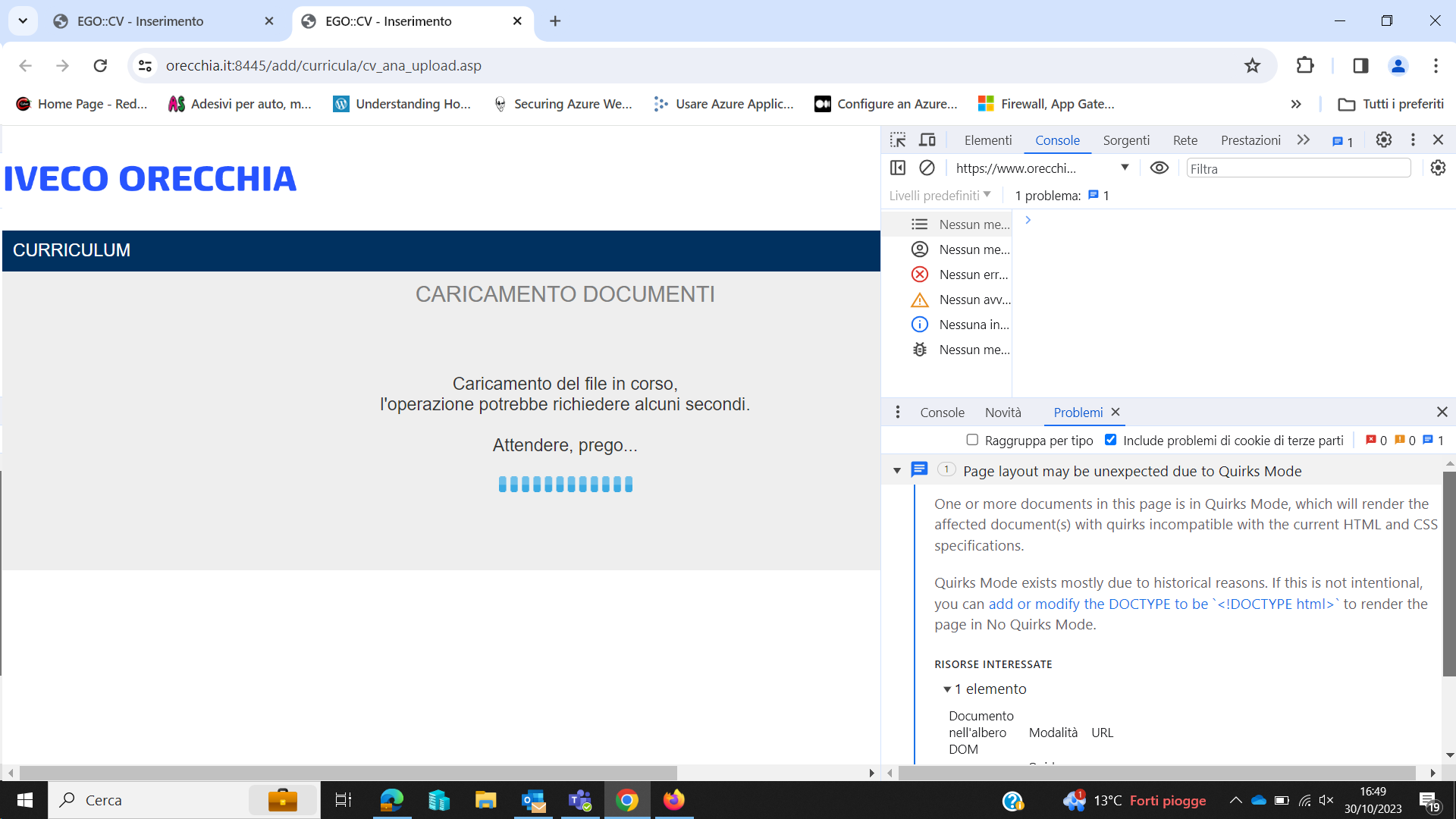 File upload blocked at 800Kb - Microsoft Q&A