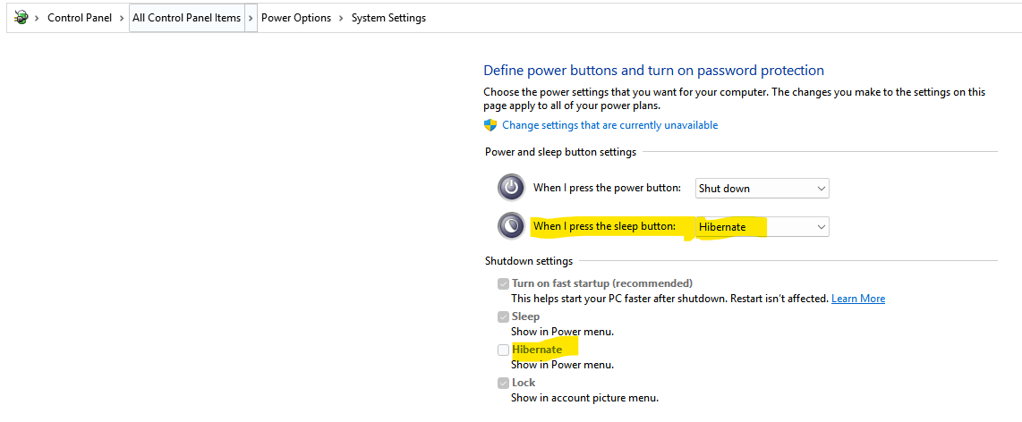Hibernation timeout is not available - Microsoft Q&A