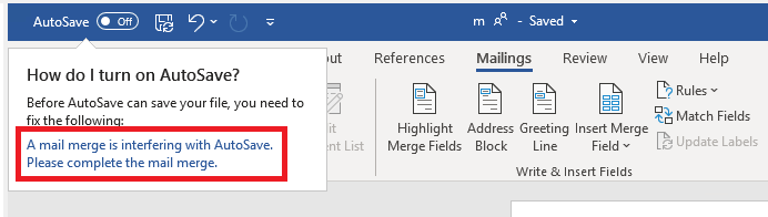 Teams and mail merge usage from all members. - Microsoft Q&A