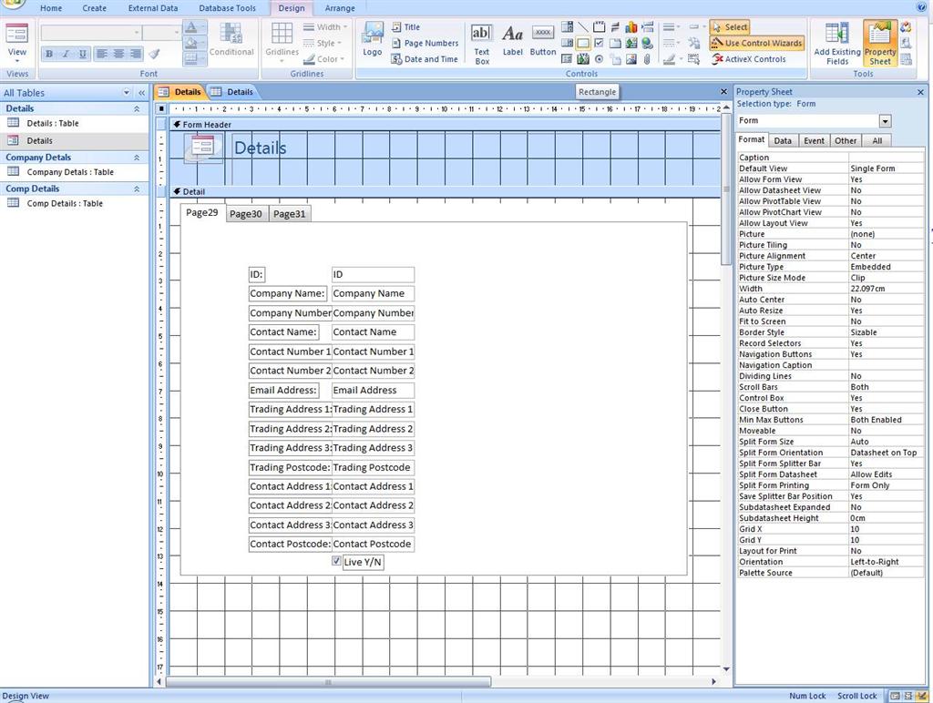Form size help; cannot adjust the height of a form in layout or form ...